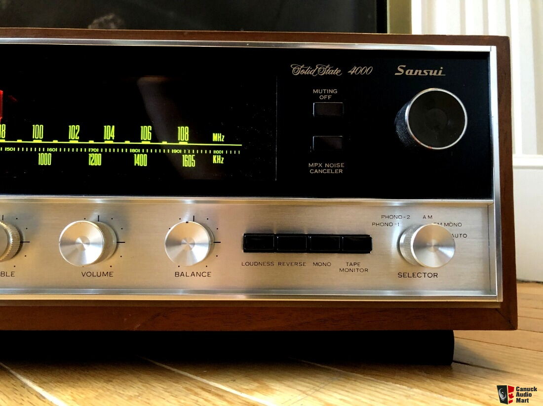 Sansui 4000 Stereo Receiver in Excellent Condition with Wood Case Photo ...