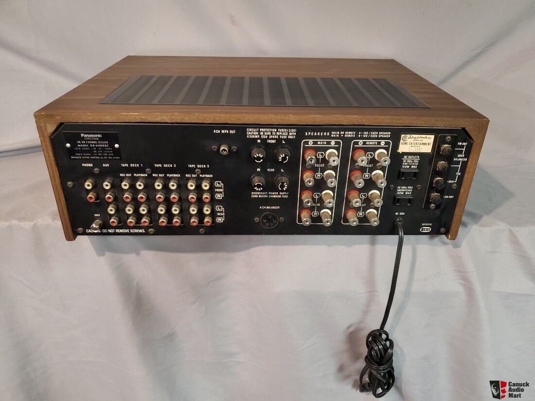 Technics/Panasonic SA-6400xc Quad receiver Photo #2969000 - Canuck ...