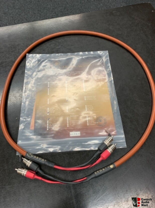 Cardas Cross Phono Cable 1.5m For Sale - Canuck Audio Mart