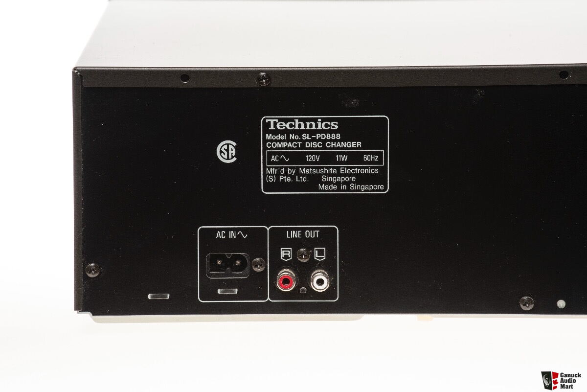 Technics SL-PD888 Compact Disc Changer Photo #2975470 - UK Audio Mart