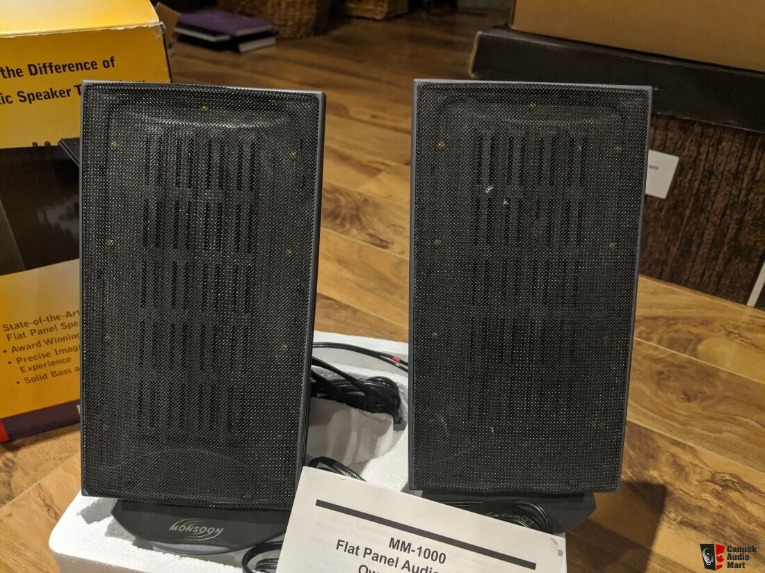 Monsoon MM1000 Planar Desktop Speakers Photo #2976617 - UK Audio Mart