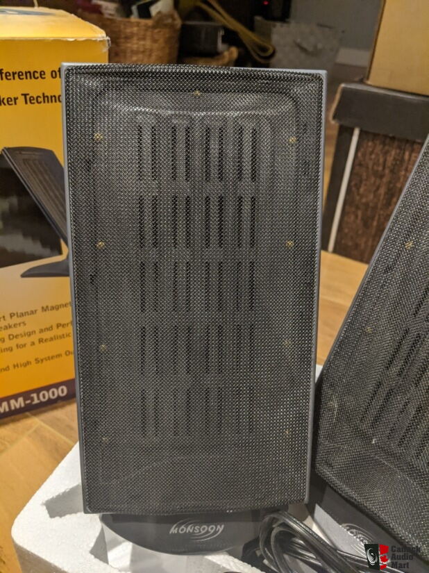 Monsoon MM1000 Planar Desktop Speakers Photo #2976619 - UK Audio Mart