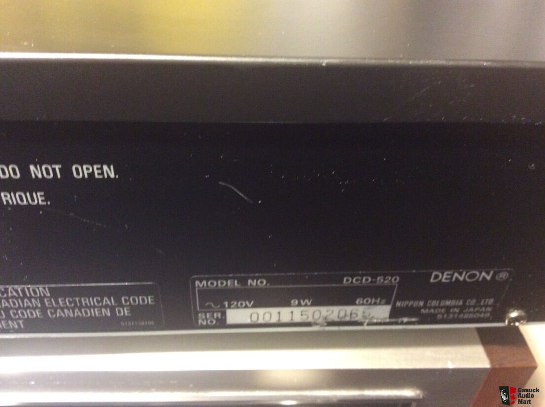 DEnon DcD 520 For Sale - Canuck Audio Mart