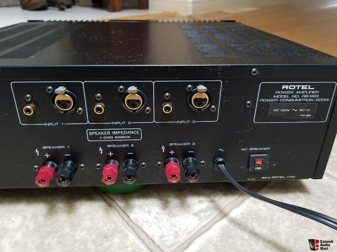 RB-993 Rotel amplifier aka 'The Beast Photo #2980778 - UK Audio Mart