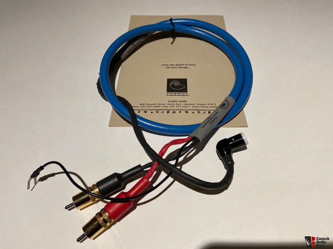 Cardas QUADLINK 5C PHONO 5 Pins Right Angle interconnect cable (SOLD ...
