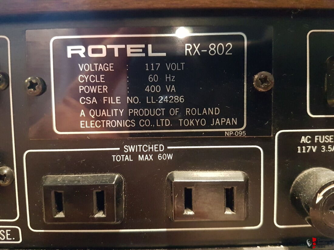 Rotel RX - 802 stereo receiver Photo #2981454 - UK Audio Mart
