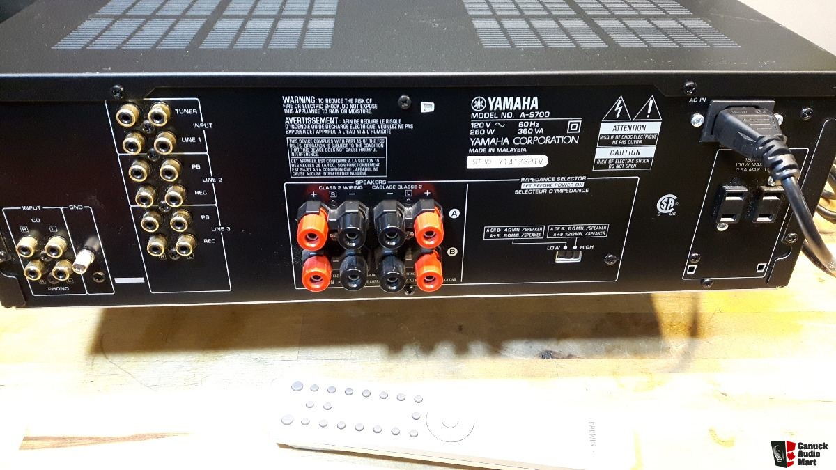 Yamaha AS700 Integrated Amplifier Photo #2981584 - Canuck Audio Mart