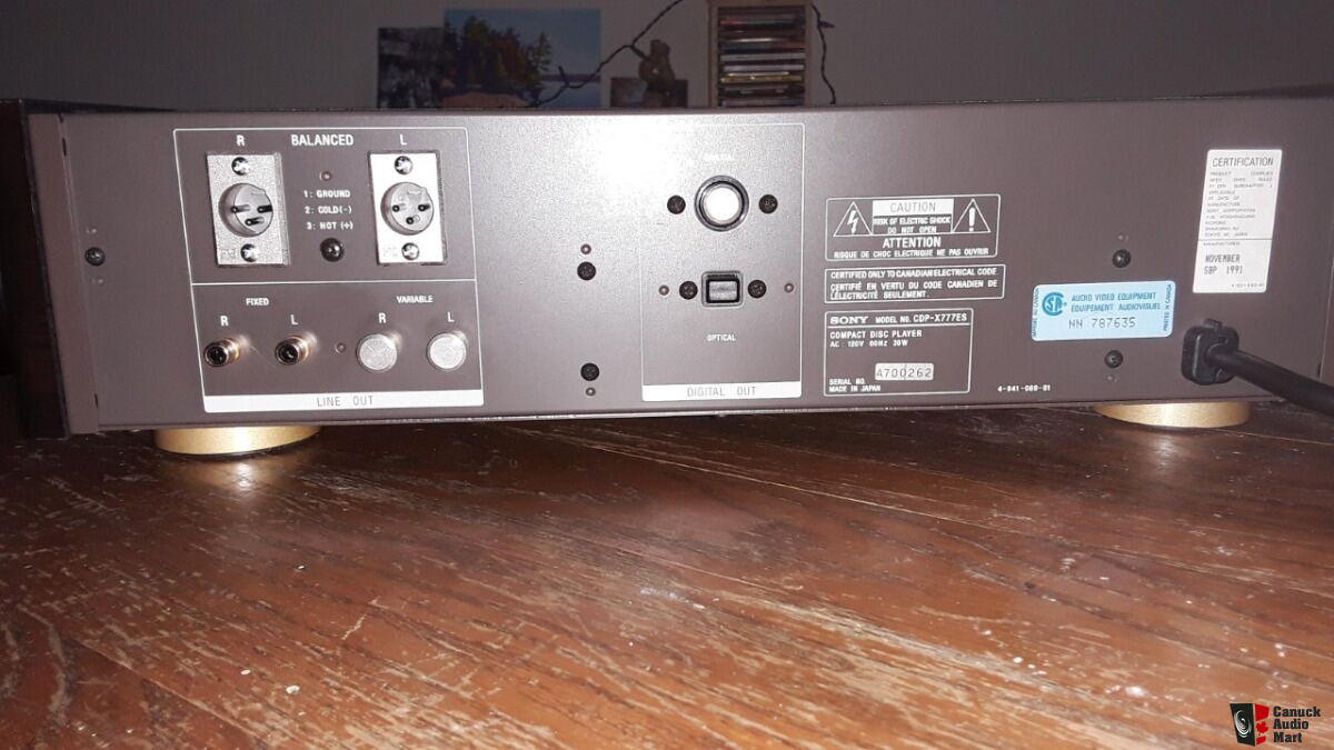 Sony CDP X777ES SOLD to Martin Photo #2990324 - Canuck Audio Mart