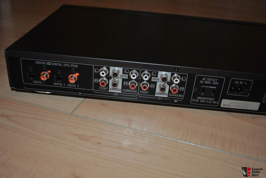 Vintage Pioneer VSX-D1S Receiver & Technics SH-AC500D DD/DTS Decorder ...