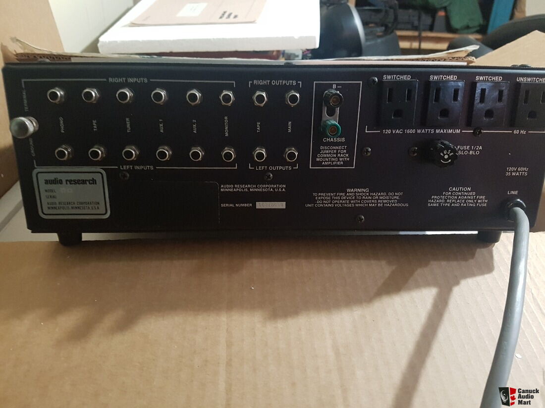 Audio Research SP-6E Tube Preamp Photo #2998232 - US Audio Mart