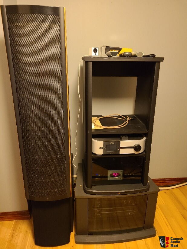 Martin Logan Odyssey electrostatic and Classe Audio CAP 2100 amp preamp ...