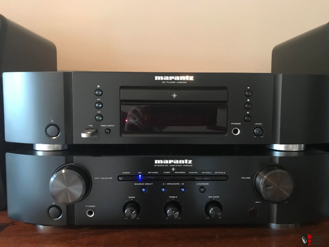 Marantz stereo components: CD6006 CD player and PM6006 amplifier Photo ...