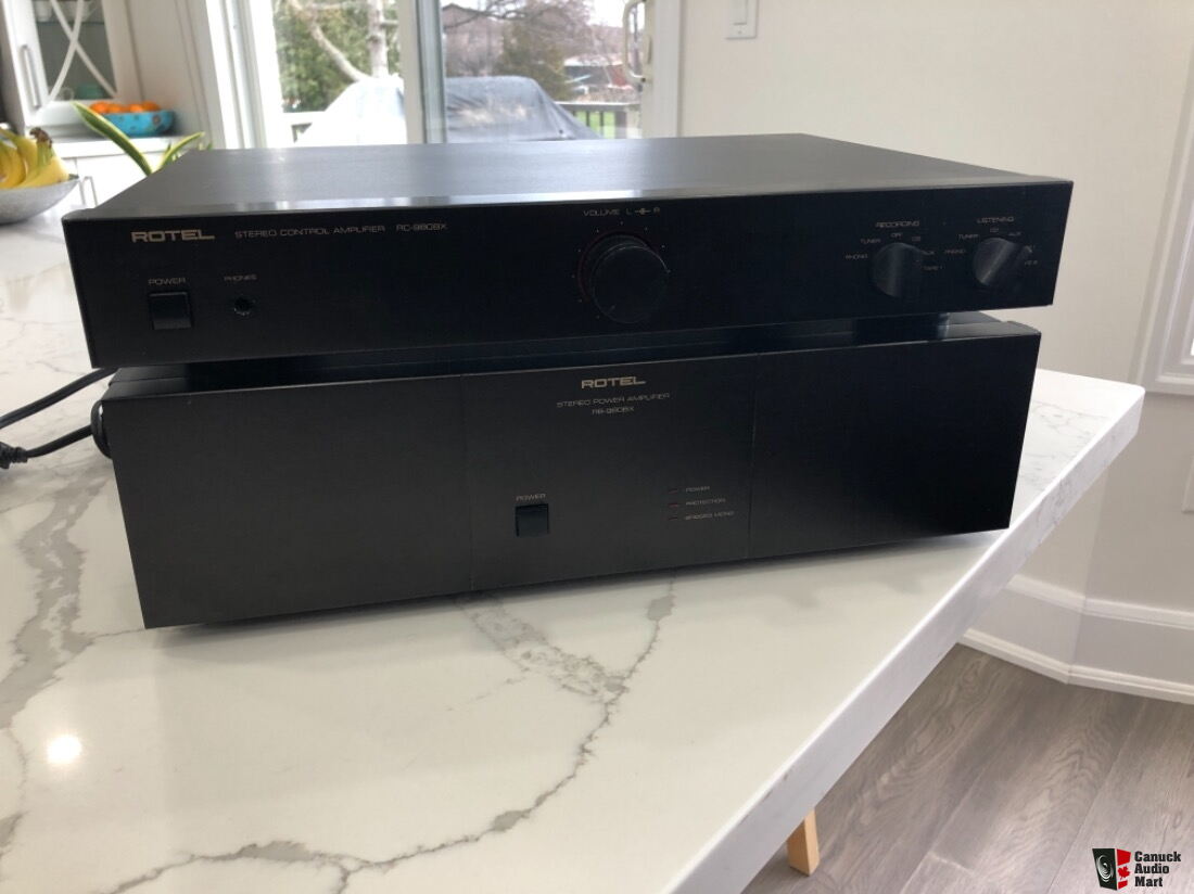 Rotel Pre amp and power amp bundle For Sale - Canuck Audio Mart