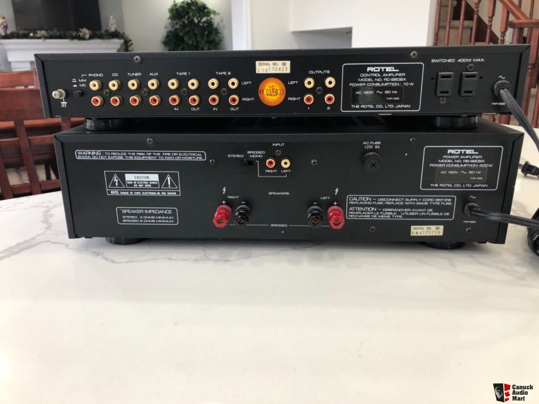 Rotel Pre amp and power amp bundle Photo #3011642 - Canuck Audio Mart