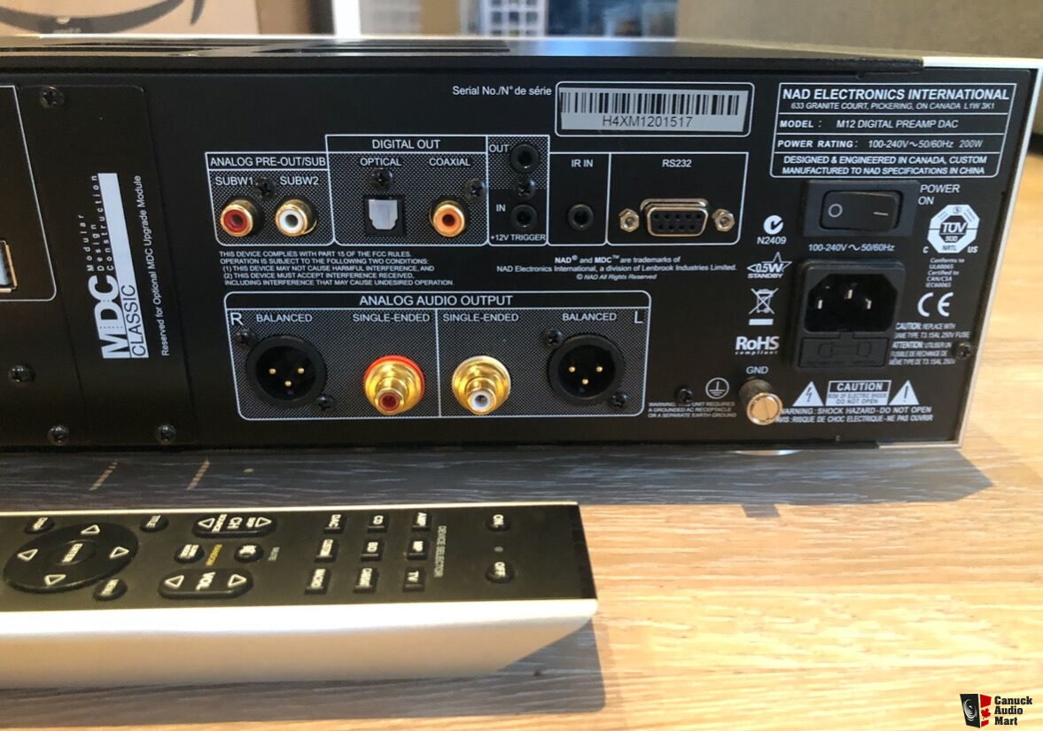 NAD M12 DAC Preamp Bluesound Photo #3012729 - Canuck Audio Mart