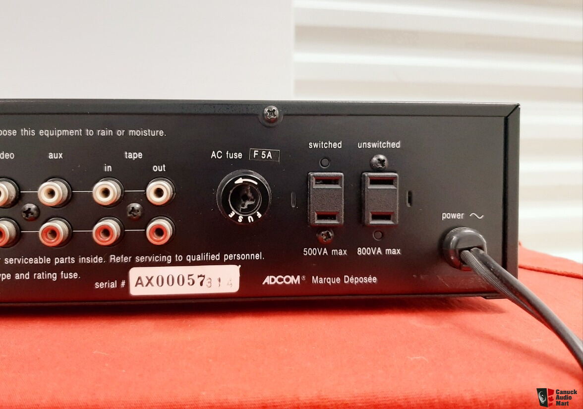 Rare Adcom Audiophile Grade Flat Sound Amplifier-GCA-510-Near MINT-SOLD ...