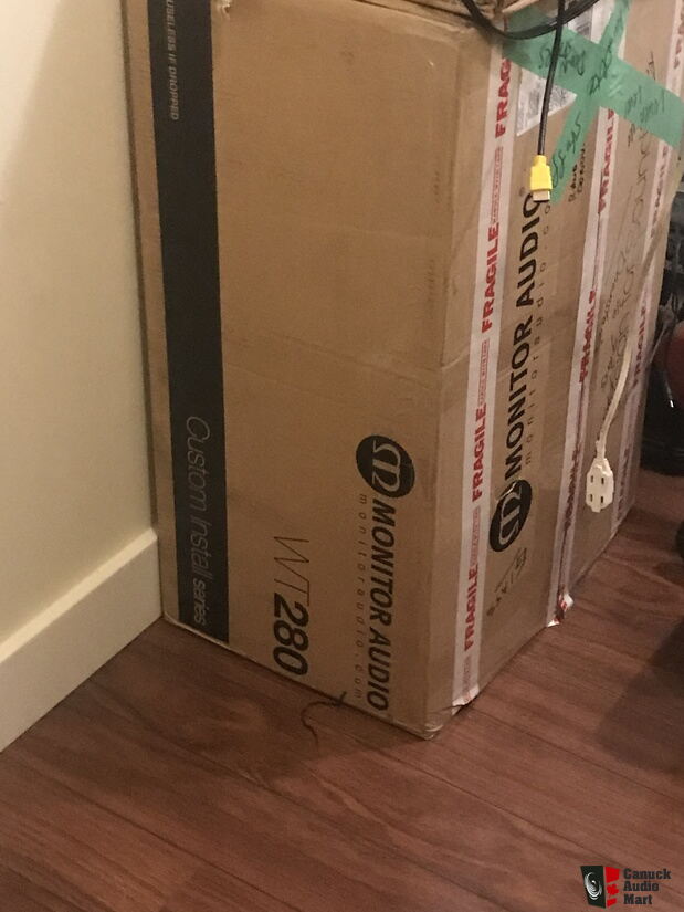 NEW SEALED PACKAGING Monitor Wt-280 in wall Speakers (2 available) For ...