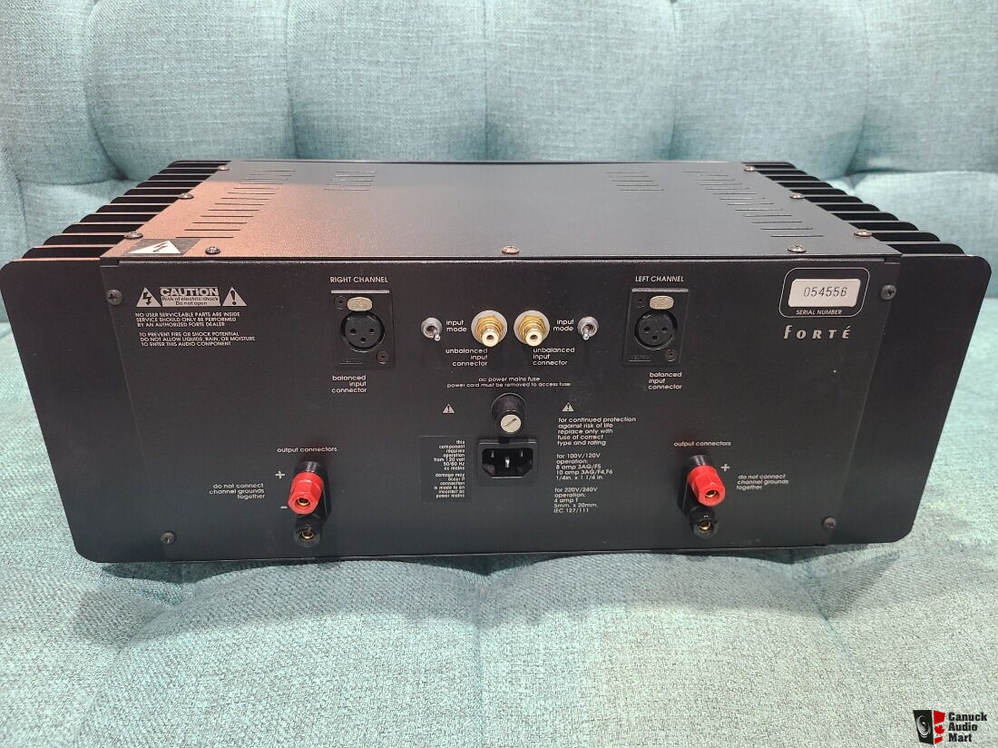 Forte Model 6 - sold to Adrian For Sale Or Trade - Canuck Audio Mart