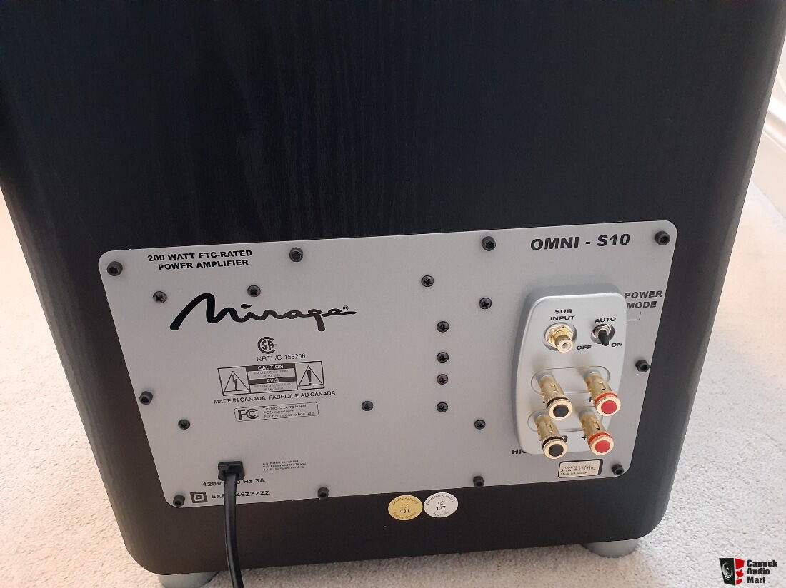 Excellent and Powerful Mirage 10" 800 Watts Peak Front-Firing Powered ...