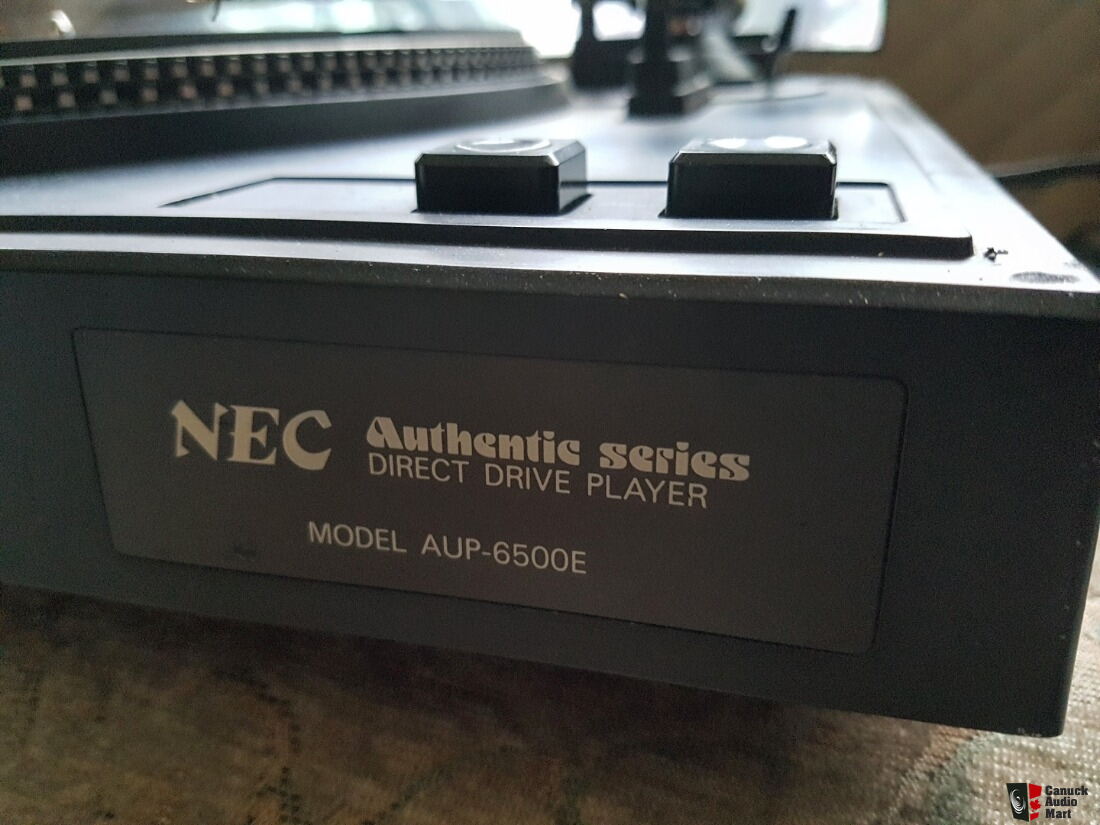 NEC Direct Drive Turntable - Model AUP-6500E [Toronto Photo #3021399 ...
