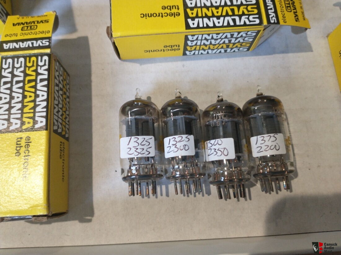 Quad NOS Sylvania 12dw7/7247 for Fisher Bogen Amps For Sale - Canuck ...