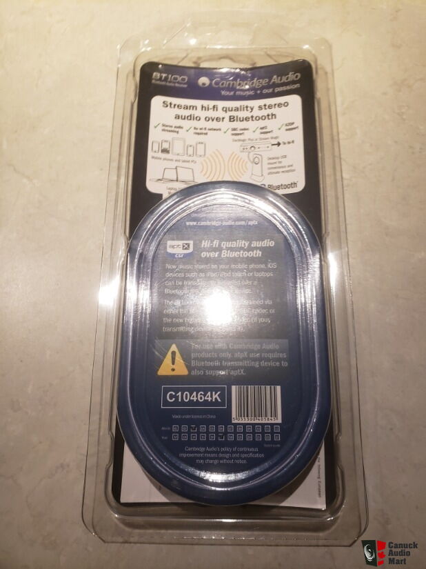 Cambridge Audio BT100 bluetooth adapter For Sale - Canuck Audio Mart