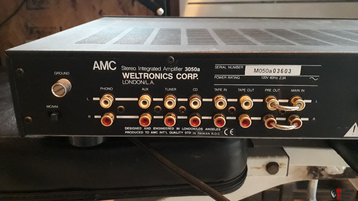 AMC 3050a Stereo Amp phono stage - no remote Photo #3031362 - Canuck ...