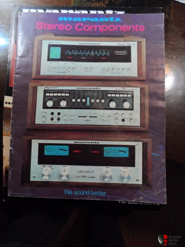 Marantz & JBL Original Sales Brochure Photo #3032248 - UK Audio Mart