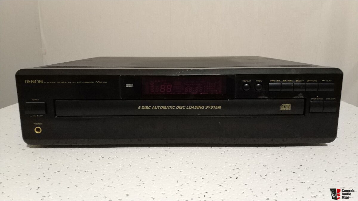 Denon DCM-270 5 disc cd changer For Sale - Canuck Audio Mart
