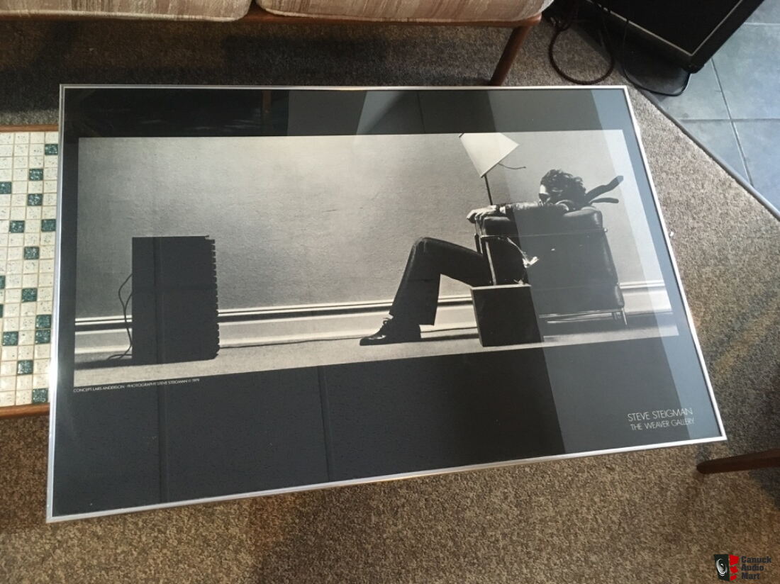 Maxell Steve Stiegman framed poster For Sale - Canuck Audio Mart