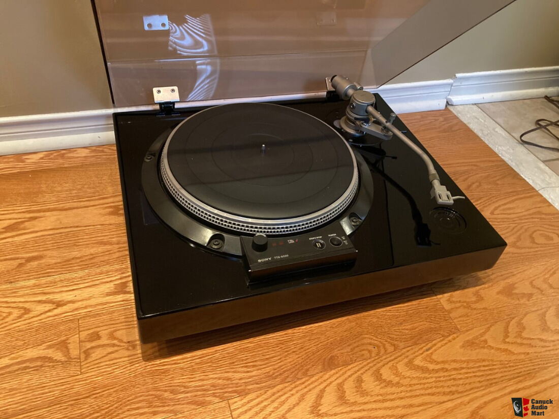 Sony TTS-8000 high end turntable with Sony PUA-9 high end long tonearm ...