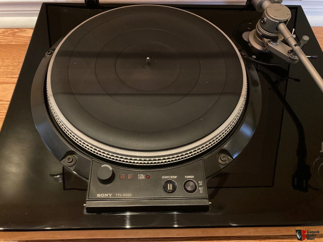 Sony TTS-8000 high end turntable with Sony PUA-9 high end long tonearm ...