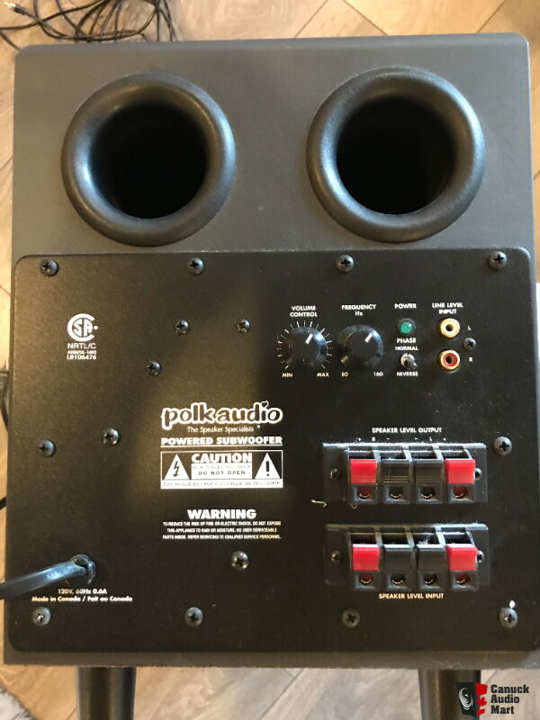 POLK PSW 120 Subwoofer Photo #3036594 - US Audio Mart