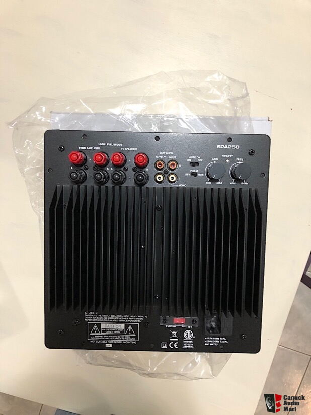 Amplificateur 250W pour subwoofer Dayton Audio SPA250 Photo #3040332 ...