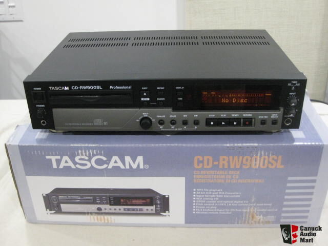 Tascam CD-RW 900SL Professional For Sale - Canuck Audio Mart