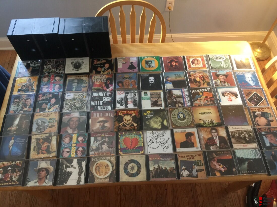60 Classic Country CD's with storage racks $30 for all 60 Photo ...