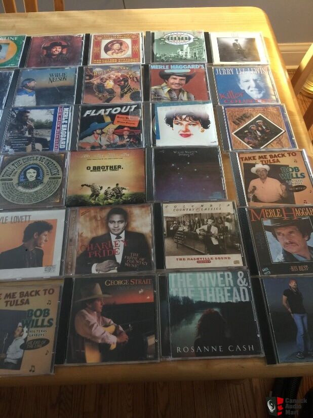 60 Classic Country CD's with storage racks $30 for all 60 Photo ...