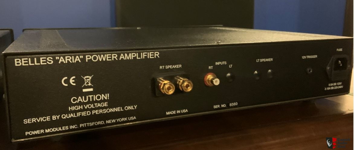 Power Modules Belles ARIA Mono Block Amplifiers (Pair) Black ** REDUCED ...