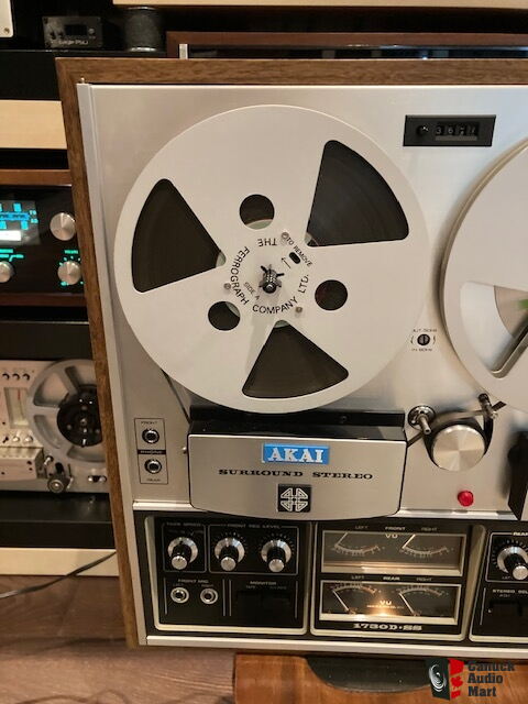 Akai 1730D-SS Reel to Reel 4 TRACK, 4-Channel (QUAD) , 2-Channel Stereo ...