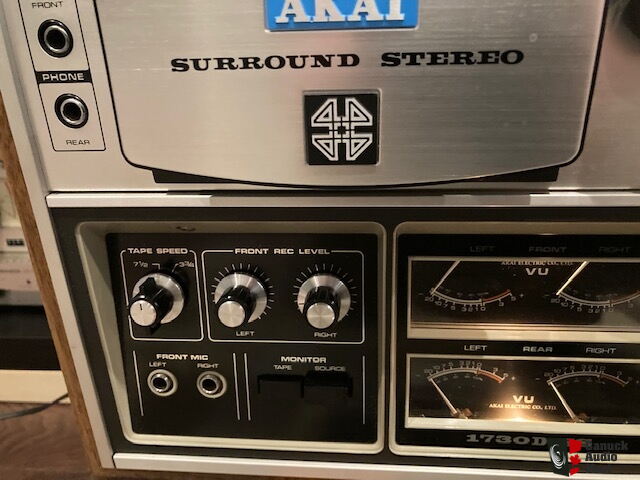 Akai 1730D-SS Reel to Reel 4 TRACK, 4-Channel (QUAD) , 2-Channel Stereo ...