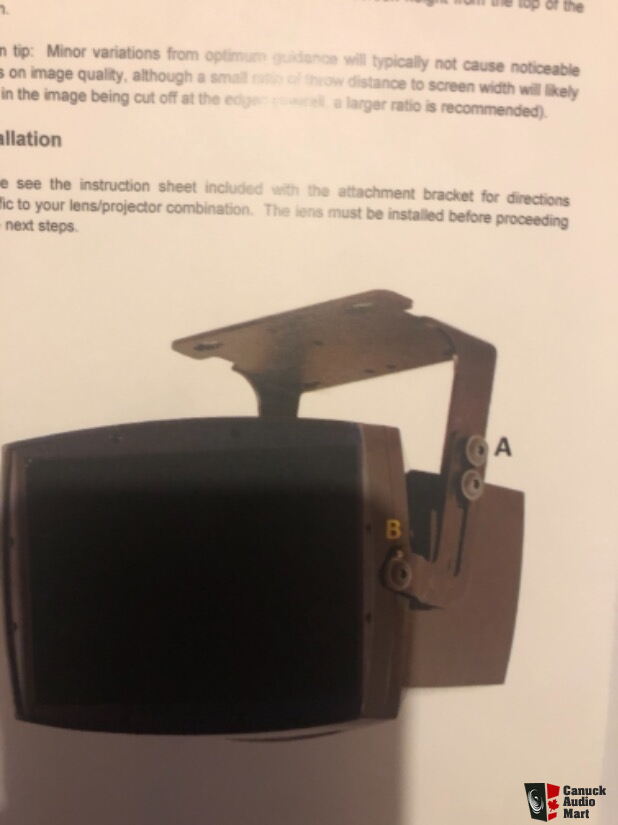 Panamorph DC1 anamorphic projector lens and motorized sled Photo ...