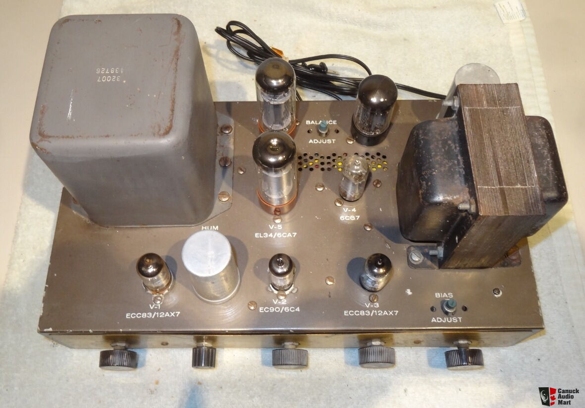Eico HF52 tube amplifiers with cages PAIR Photo #3053044 - Canuck Audio ...