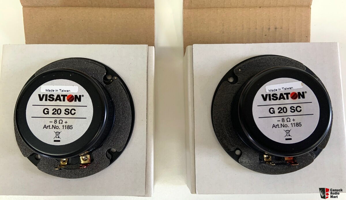 VISATON G20 SC 4 inches Tweeters (pair) NEW Photo #3054131 - Canuck ...