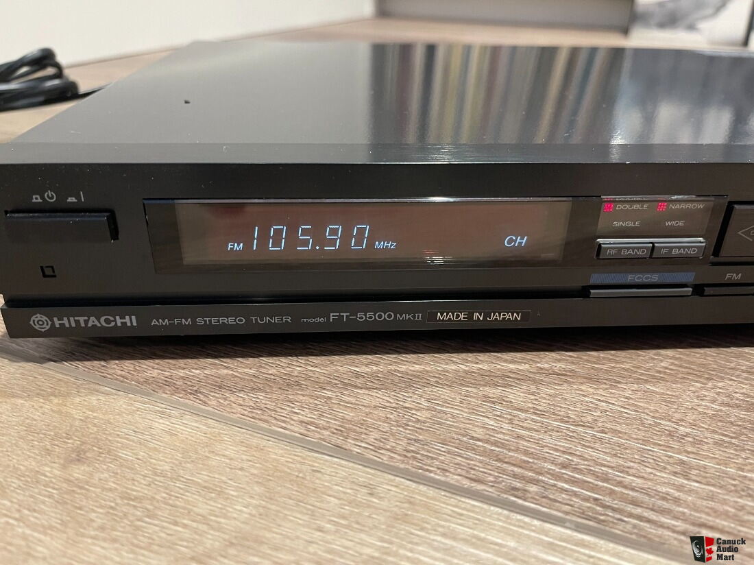 Hitachi FT5500MkII TUNER; Hi-end audiophile tuner. RARE PERFECT AS NEW ...