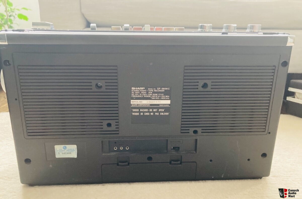 Sharp 80's GF-5656 Boom box Ghetto Blaster Made in Japan Photo #3066758 ...