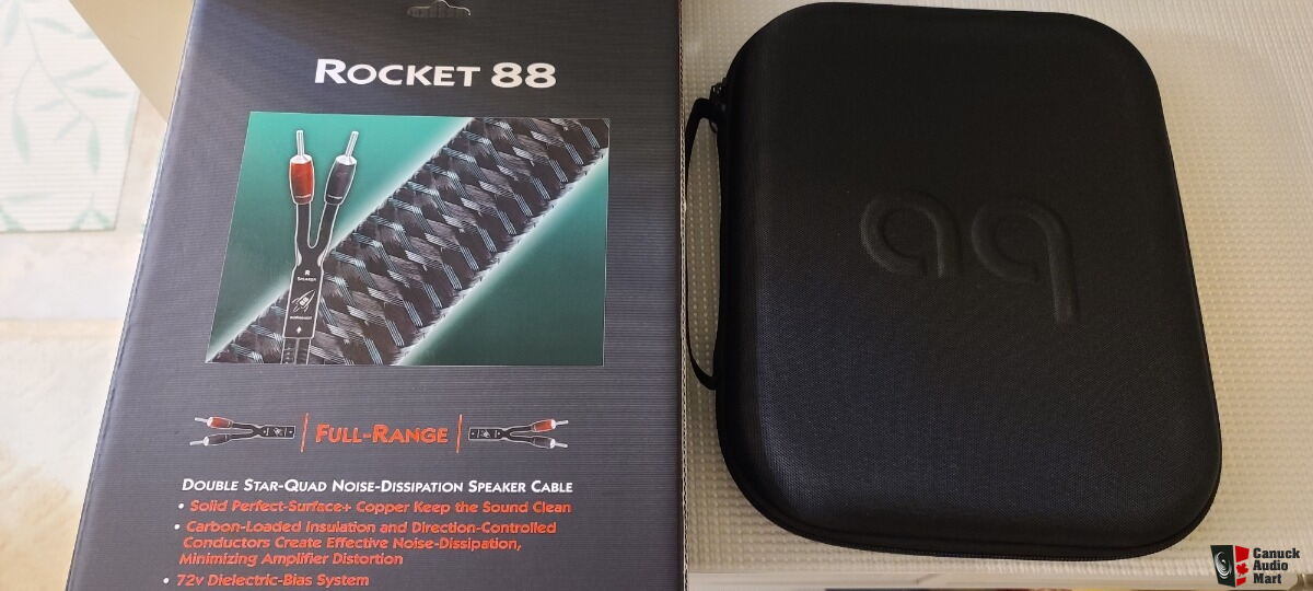 Audioquest Rocket 88 with 72v DBS Full Range Speaker Cables - 6 Feet ...