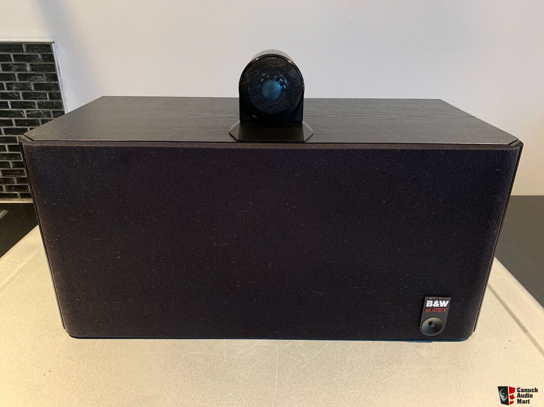 B&W Bowers & Wilkins Matrix HTM Center Channel Speaker Black ash 8 Ohm ...