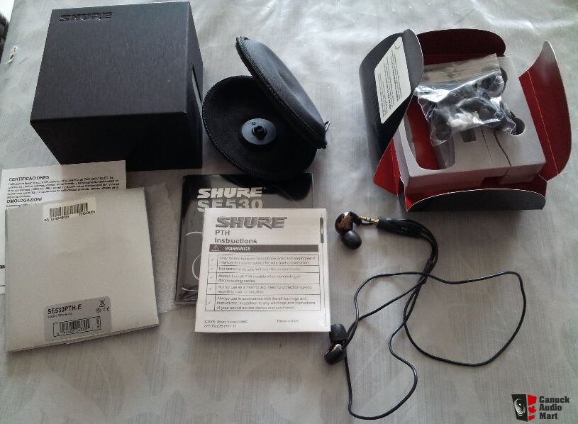Shure SE530PTH Sound Isolating Earphones For Sale - Canuck Audio Mart