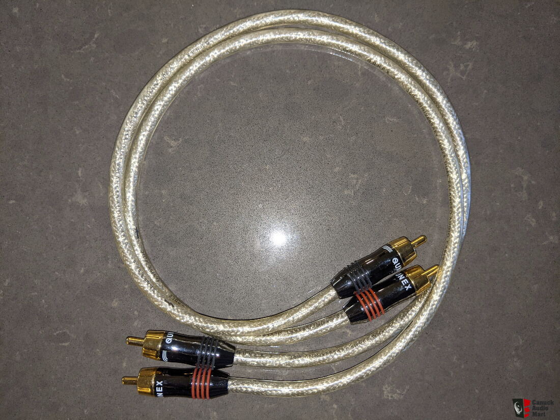 QED Qunex 3 30th Anniversary Silver RCA .6M Photo #3084519 - Canuck ...