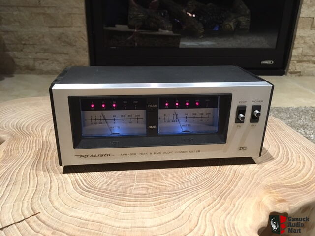 Realistic APM 200 Audio Power Meter w/ white LED back light upgrade ...